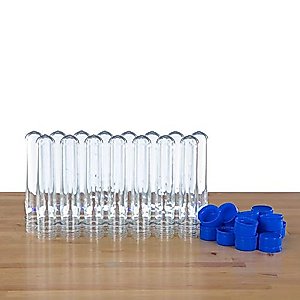 Steve Spangler's Large Plastic Test Tubes with Caps, Test Tubes for Kids, 15 Pack