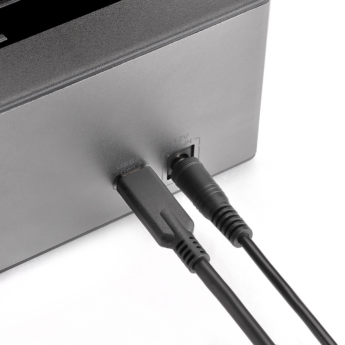 SilverStone Technology 3.5" and 2.5" External Hard Drive Dock with USB 3.1 Type- C Gen 2, Supports Offline Clone and JBOD modes with Hot-Swap TS12C