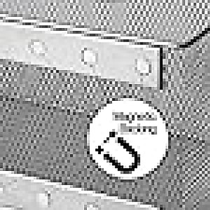 YBM HOME Mesh Magnetic Storage Basket Organizer with Extra Strong Magnets Holds Your Whiteboard and Locker Accessories, Perfect as Marker and Pencil Holder for Office, (16, White)