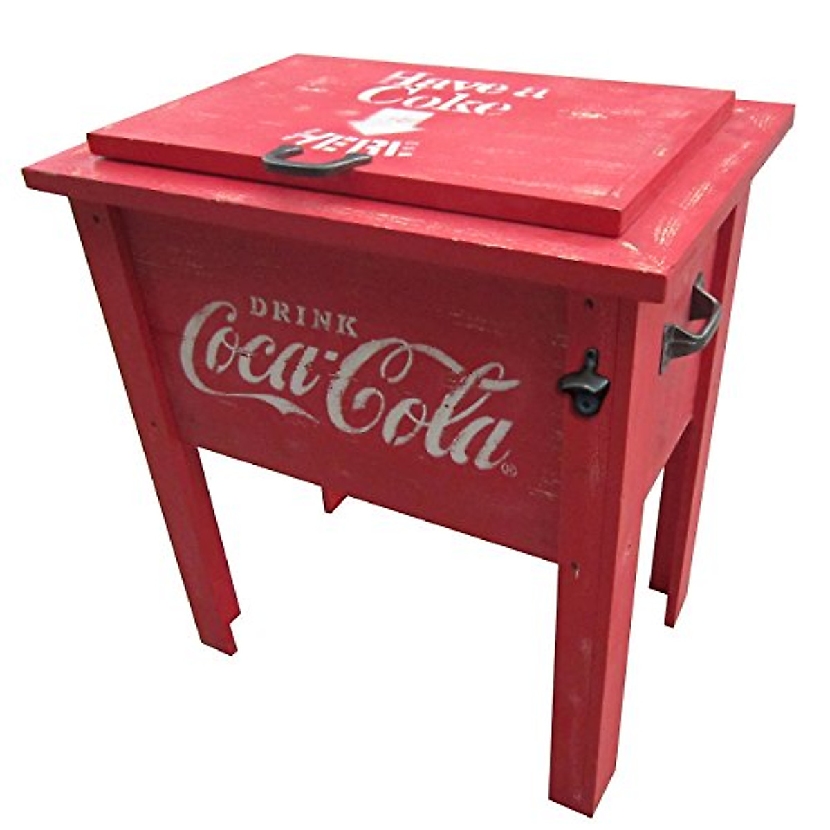 Leigh Country CP 98100 Coca Cola Vintage Cooler, 54-Quart, Red