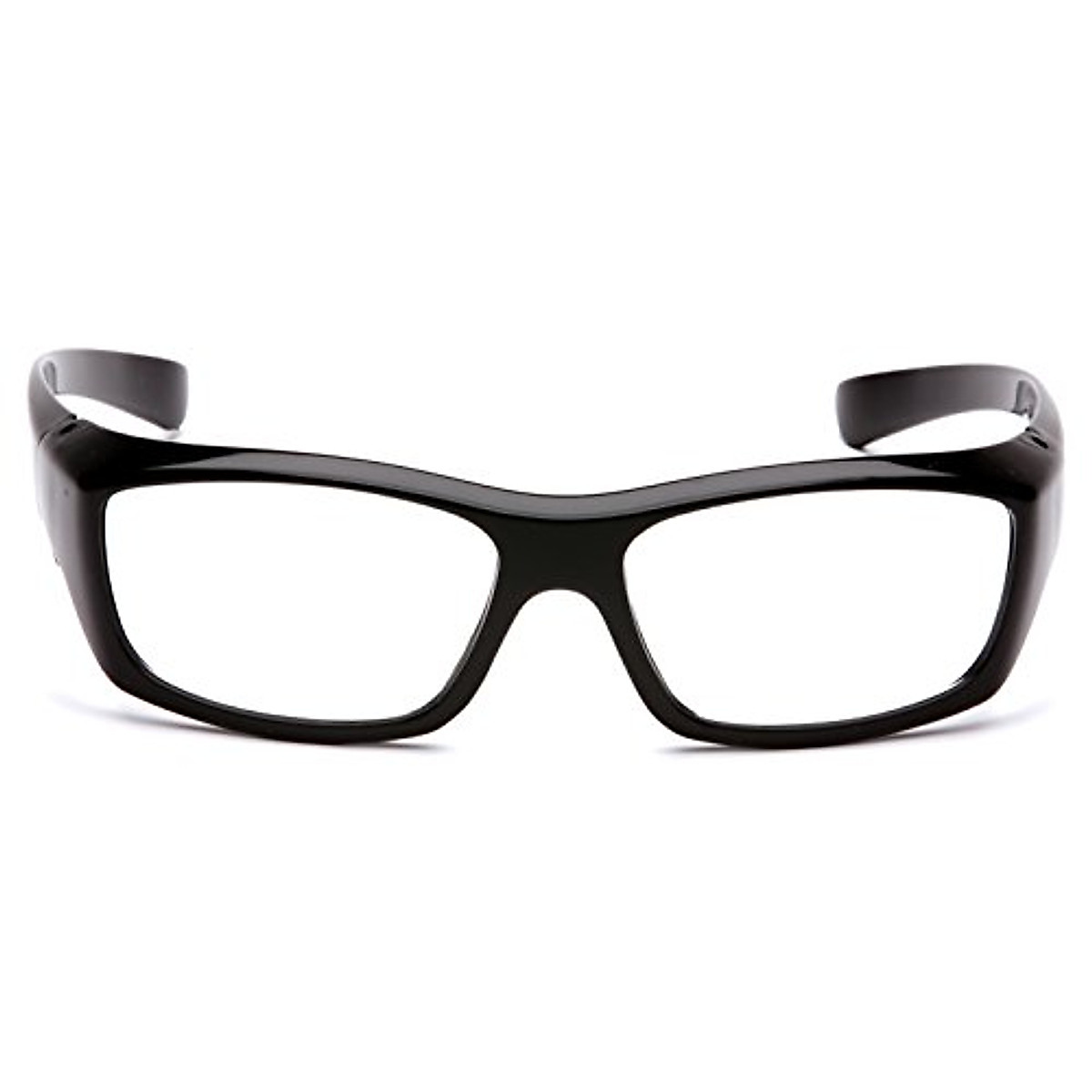 PYRAMEX SB7910D20 Pyramex Clear Safety Reader Glasses, Scratch-Resistant,Black Frame
