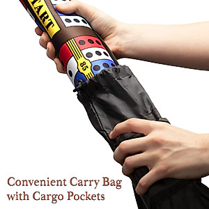 Tabletop Cribbage - Giant Spill-Resistant Neoprene Track Game Board (22" x 40") with 9 Pawns, Deck of Cards, & Travel Carry Bag - Classic Family Board Game Night & Bar Games - 2-4 Players, 30+ mins