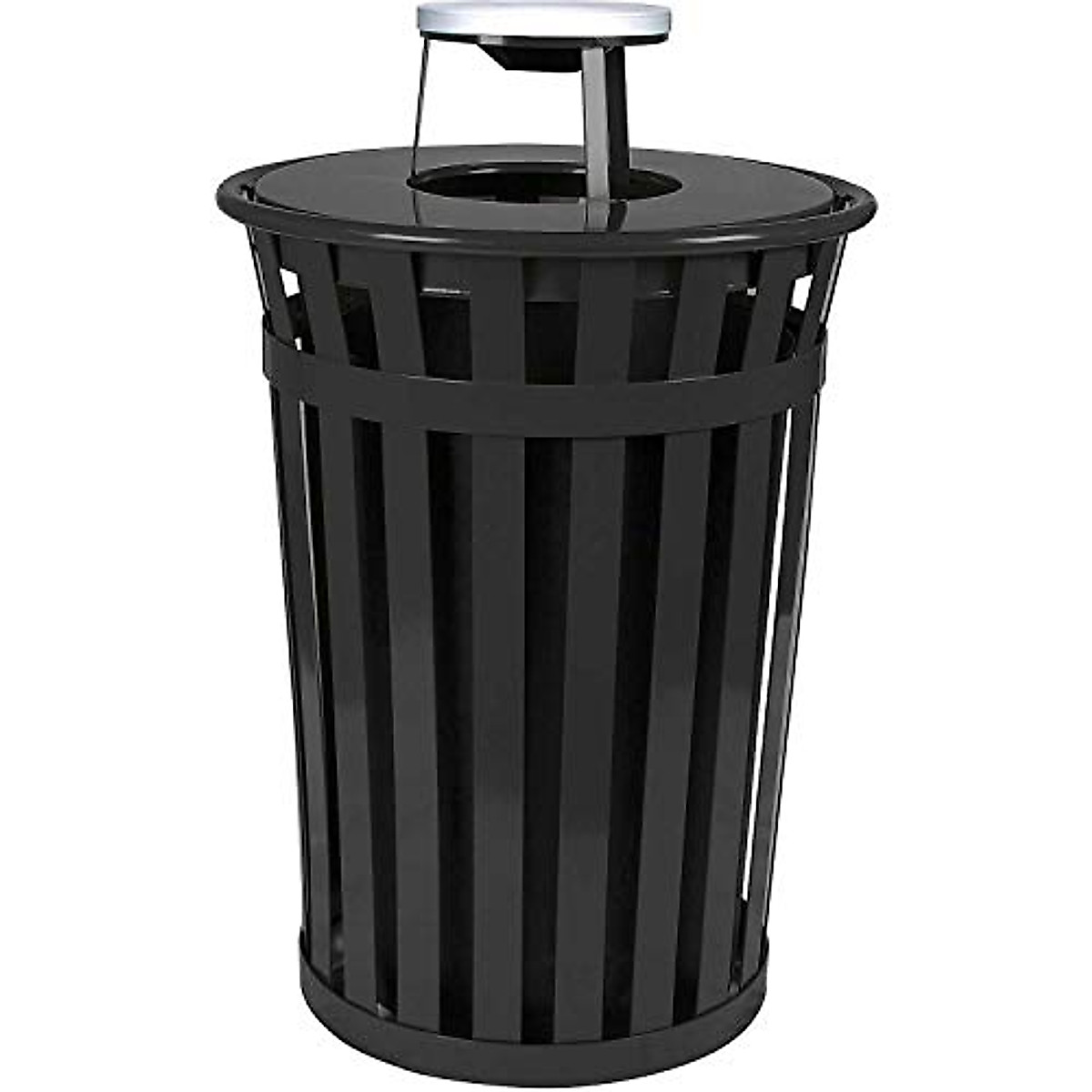Witt M3601-AT-BK Oakley 36 Gallon Waste Receptacle with Ash Urn