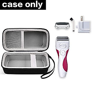 GWCASE Case Compatible with Panasonic ES2207P/ ES2291D Electric Shaver for Women Cordless 3 Blade Razor Pop-Up Trimmer Close Curves. Ladies Shave Razors Holder Fits for Shaver Charger (Only Box)