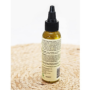 Organic Anti-itch Scalp Treatment, Soothing and Nourishing Treatment for Dry, Flaky Scalps, Anti-Dandruff Scalp Oil Enriched with Tea Tree, Lavender and Rosemary Oil, 2oz