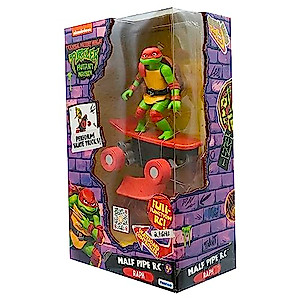 Teenage Mutant Ninja Turtles Half Pipe RC, Raphael Movie Edition, Ages 5+| Skateboard-Shaped Control & Perform Tricks on Any Surface | Collect Them All!