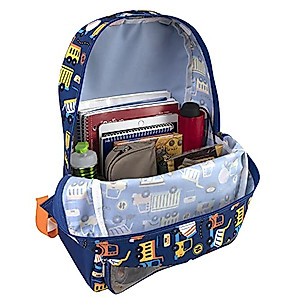 Picture Changing Lenticular Dinosaur Backpack for Boys – Elementary and Middle School Hologram Backpack (Trucks)