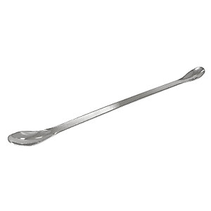 Zangc Stainless Steel Micromedicine Spoon Lab Sampling Scoop Spatulas Combination Reagent Spoon Lab Supplies -4PCS