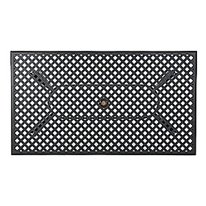 Christopher Knight Home Cayman Cast Aluminum Rectangle Table, Black Sand