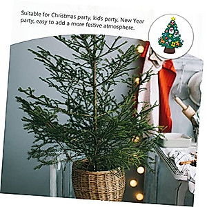 3D Felt Christmas Tree Felt Christmas Tree Nativity Crafts for Kids De Nativity Ornaments for Kids DIY Christmas Ornaments Table Xmas Tree Model Felt Christmas Tree Set Felt Tree