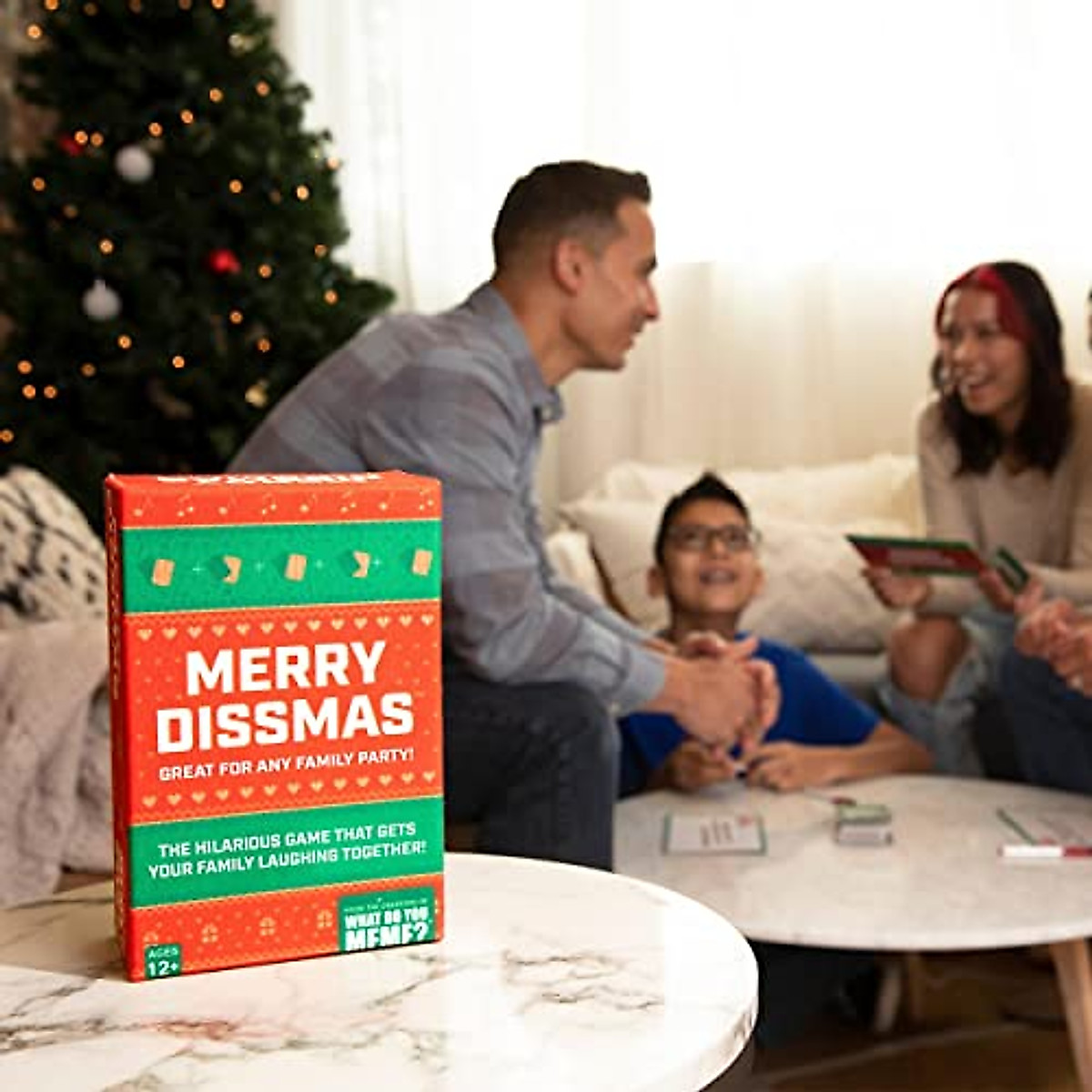WHAT DO YOU MEME? Merry Dissmas – The Hilarious Family Holiday Party Game Family