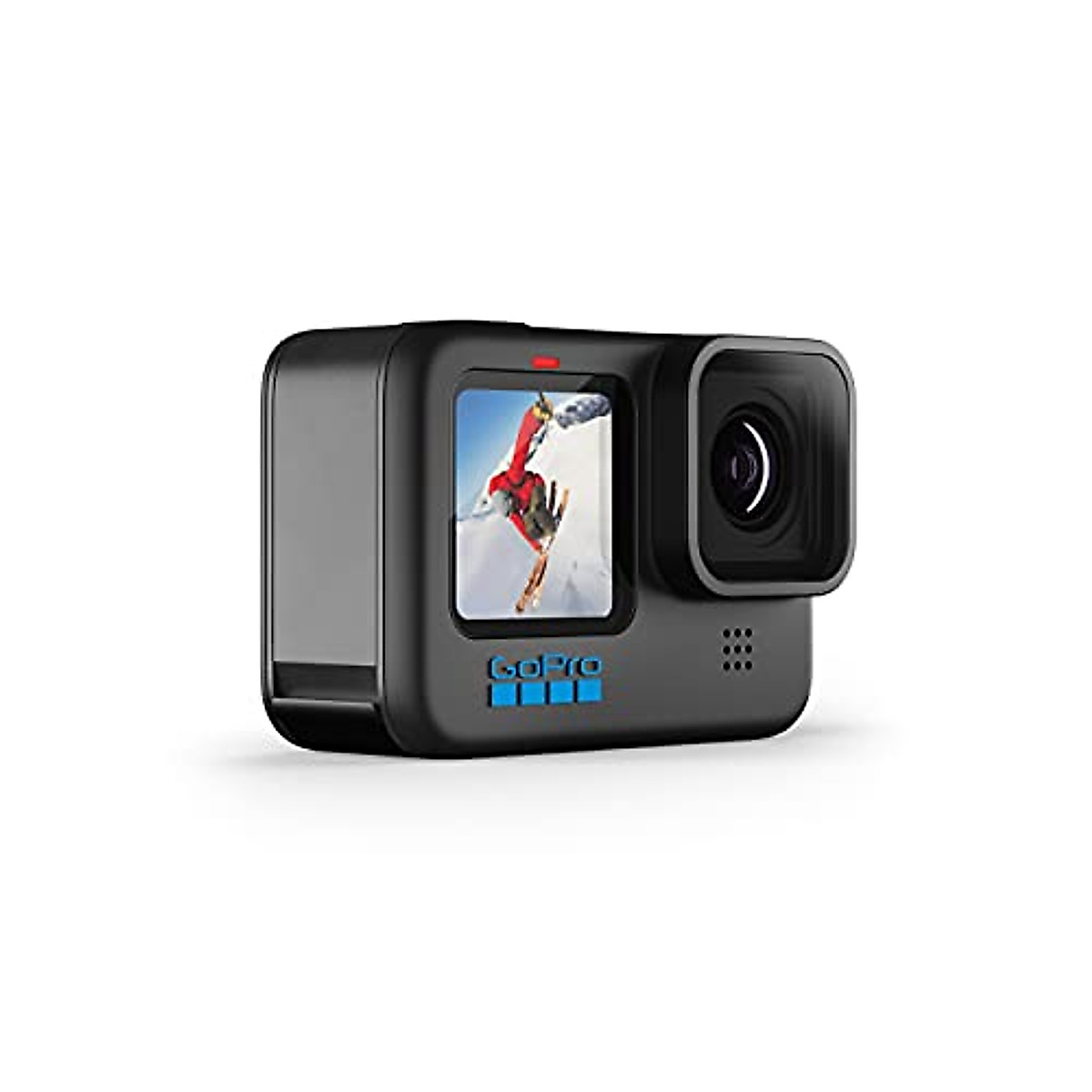 GoPro HERO10 Black - Waterproof Action Camera with Front LCD and Touch Rear Screens, 5.3K60 Ultra HD Video, 23MP Photos, 1080p Live Streaming, Webcam, Stabilization (Renewed)