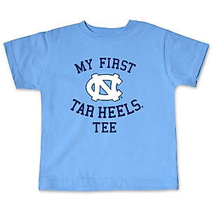 NCAA North Carolina Tar Heels Infant Short Sleeve Tee, 12 Months, Blue Mist
