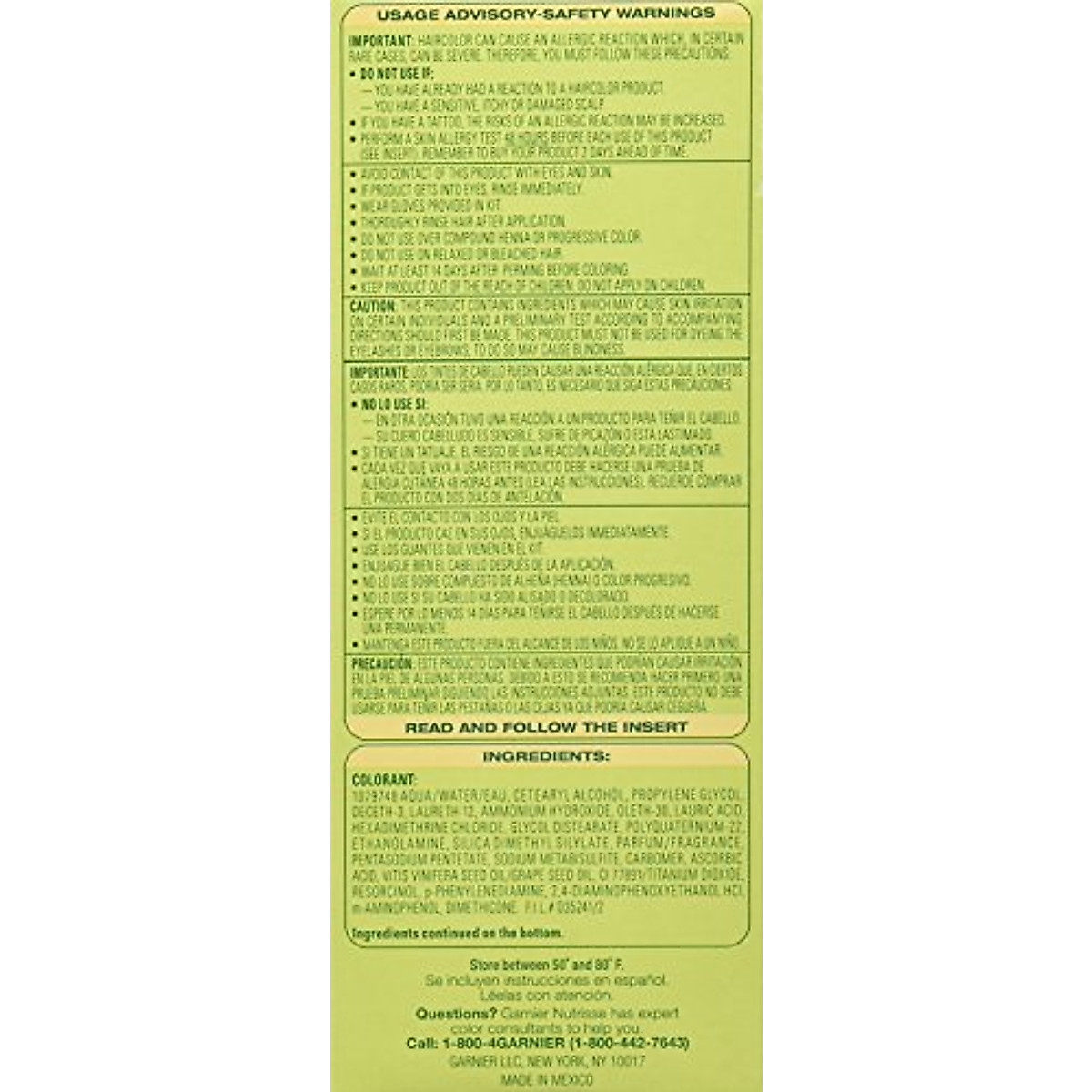 Garnier Nutrisse Ultra Color Nourishing Hair Color Crème, LB3 Ultra Light Beige Blonde, 1-count (Packaging May Vary)