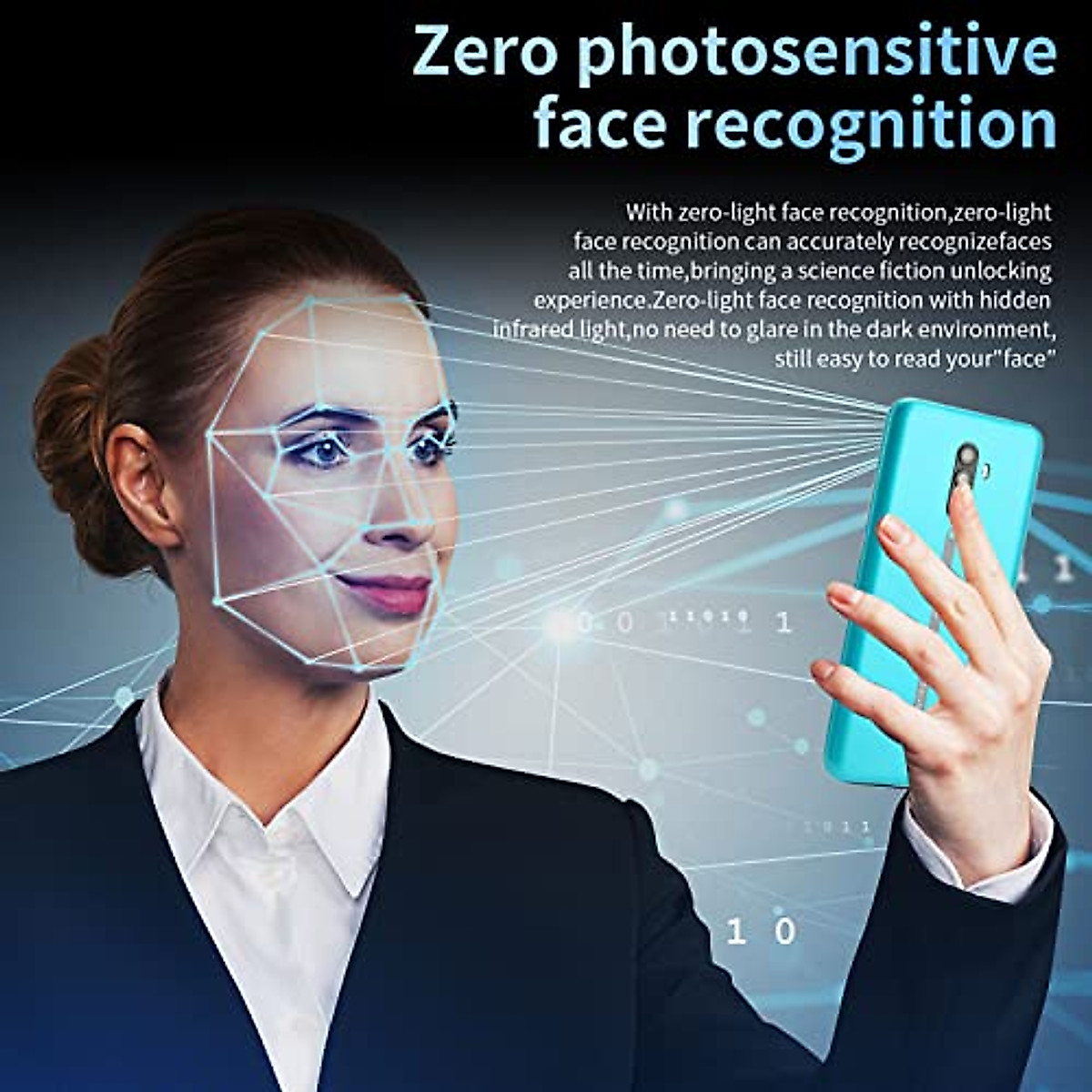 Rino 3 Pro 5.72in Smartphone 4GB RAM32GB ROM for 11, Front 2MP Rear 5MP Cell Phone Support 2.4G 5G Dual WiFi 4800mAh Battery 100‑240V (Green)