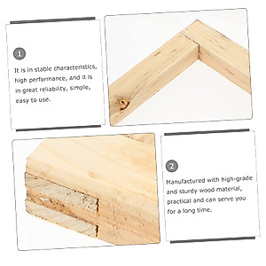 Tofficu 3pcs Silk Screen Frame Wood Picture Frame Screen Printer Frame DIY Tools Washable Printing Frame Tshirt Printing Wood Silk Screen Printing Frames Wood Grain Template Blank Wooden