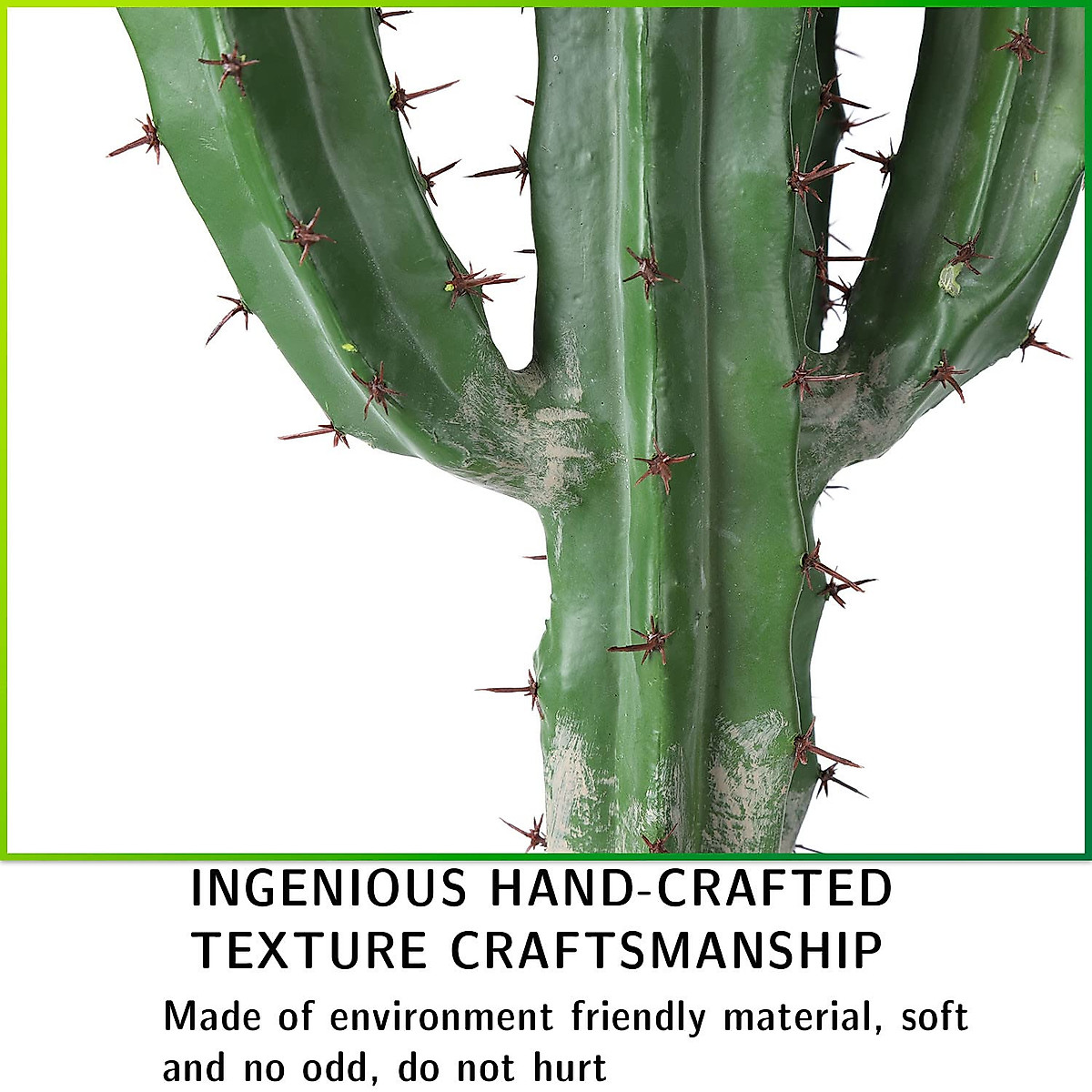 AntHousePlant Artificial Cactus Fake Big Cactus 25 Inch Faux Cacti Plants for Home Garden Office Store Decoration