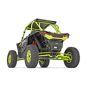 Rough Country 2" UTV Receiver Hitch Plate for 19-22 Polaris RZR Turbo S - 93062,Black