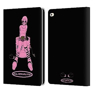 Head Case Designs Officially Licensed Chloe Moriondo Pink Graphics Leather Book Wallet Case Cover Compatible with Apple iPad Air 2 (2014)