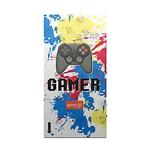 Head Case Designs Officially Licensed Emoji Gamer Art Patterns Matte Vinyl Sticker Gaming Skin Case Cover Compatible with Xbox Series X Console