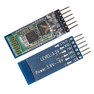 ACEIRMC HC-05 Wireless Bluetooth RF Transceiver Master Slave Integrated Bluetooth Module 6 Pin Wireless Serial Port Communication BT Module for Arduino (3pcs)