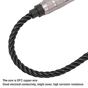 SWOQ Headphone Extension Cable, 4.4 mm Male to 2.5 mm Female goldplated Durable Headphone Adapter Cable for DAP