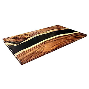 Epoxy Table, Live Edge Wooden Table, Epoxy Resin River Table, Natural Wood, Dining Table, Natural Epoxy Table, Resin Table
