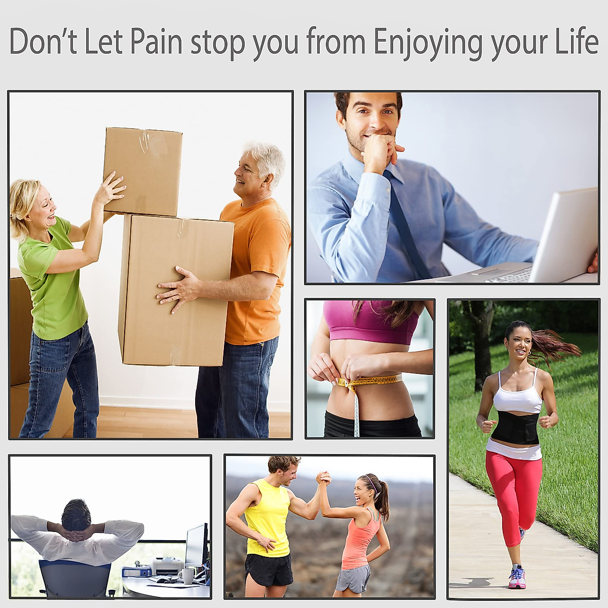 NeoHealth Plus Size Lower Back Brace |3XL| Lumbar Support for Pain Relief and Injury Prevention | Under Clothes Belt | Back Support Belt for Women & Men | Big and Tall | Obese Oversized Overweight