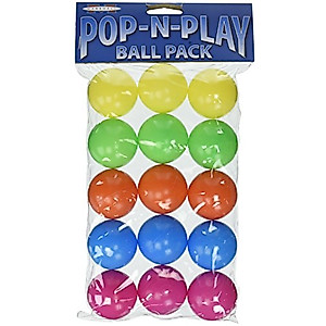 (2 Packages) Marshall Pet Products Pop-N-Play Ball - Each Package Contains 15 Balls