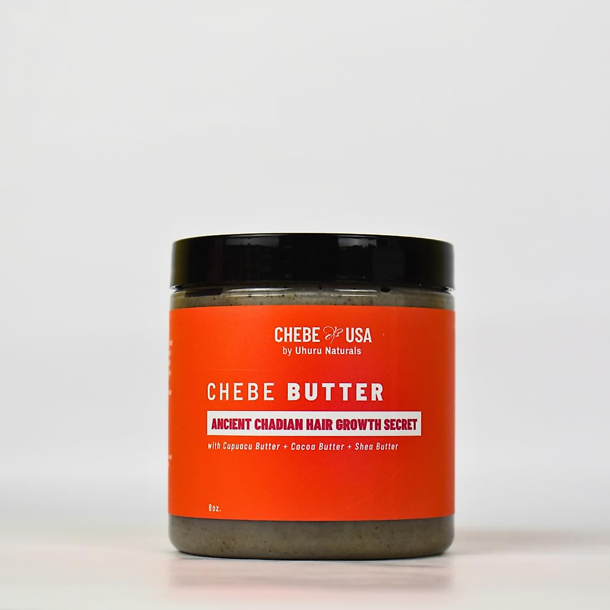 Uhuru Naturals Chebe Hair Butter (8oz) - A Whipped Butter With Authentic Chebe For Those That Are Not Able To Use Chebe The Traditional Way