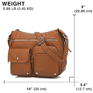 Scarleton Crossbody Bags for Women, Crossbody Purses for Women, Women's Crossbody Handbags with Multiple Pockets, H180035 - Turquoise Green