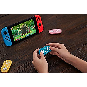 8Bitdo Zero 2 Bluetooth Gamepad Keychain Sized Mini Controller for Switch, Windows, Android, macOS & Raspberry Pi(Turquoise Edition)