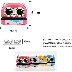 Name Stamp Clothing Kids,The Name Stamp for Clothes，Cartoon Pattern Style Name Stamp,Custom Name Stamp，4 Colors and 36 Cartoon Patterns