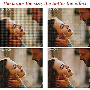 UDERUI Devil Angel Diamond Painting Kits for Adults, Large Diamond Painting Accessories Full Kit, DIY 5D Round Diamond Art Paint by Number, Diamond Dots Gem Art Crafts for Home Decor Gifts 28x56inch