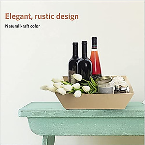 [3pk] 12x14 Large Gift Baskets Empty to Fill| Large Rectangular Baskets with Handles| Wine Gift Basket| Market, Produce, Snack, Organizing| Christmas, Easter| Gift to Impress- Upper Midland Products