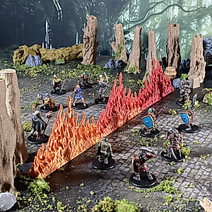 Extruded Gaming Wall of Fire Spell