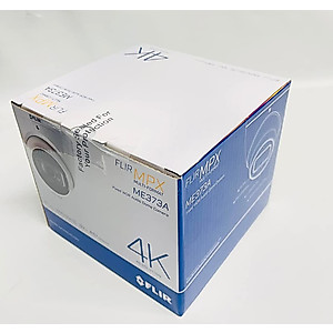 FLIR Digimerge ME373A Outdoor 4-in-1 Security Dome Camera, 4K Ultra HD WDR Fixed Audio Dome, 3.6mm, 100ft Night Vision, Works with AHD/CVI/TVI/CVBS/Lorex, Flir MPX DVR, White (Camera Only)