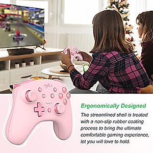 PXN Wireless Switch Controller - is compatible with Switch/Switch Lite/OLED - It is a Switch Controller with features including Turbo, Wake-up, NFC, Motion, and Vibration. (Note: iOS devices with