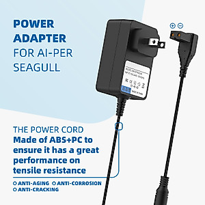 Charger for Aiper Seagull 600 1000 HJ1102 AIPURY1500, for Cordless Pool Cleaner Charger Smart Pool Cleaner Charger Pool Cleaner Charger Cord, 12.6V 2-Pin AC/DC Adapter