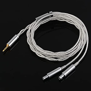 FAAEAL Silver Plated Replacement Audio Upgrade Cable Compatible with Sennheiser HD800S, HD820, HD800 Headphones,Suitable for 2.5mm/3.5mm/4.4mm Balanced Interface Sony Player (2.5mm Plug)