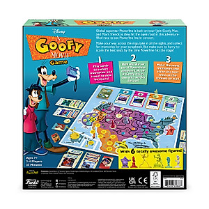 Funko Disney A Goofy Movie Kids Board Game Ages 7 and Up 2-4 Players