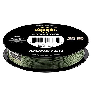 Ochoos S9 300M 9 Strands Braided Wire 20-100LB Fishing Line 9.1-45.4KG Green Smooth PE Line - (Size: 2.0) - Fishing Line