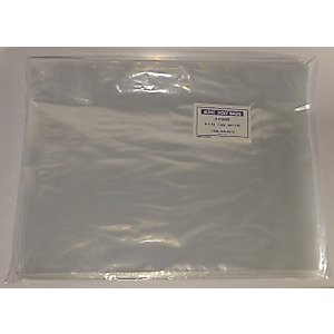 1000-9 x 12" Poly Clear Plastic T-Shirt/Apparel Bags 1 Mil 2" Back Flap Lock