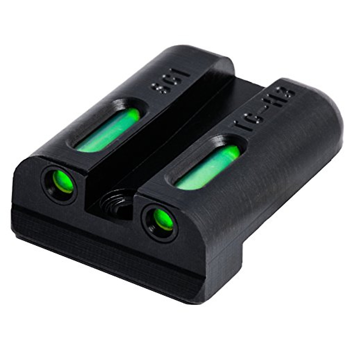 TRUGLO TFX Handgun Sight | Durable Shock-Resistant Compact Brightly Glowing Tritium & Fiber-Optic Xtreme Day/Night Sight, Compatible with Sig Sauer #8/#8 Handguns