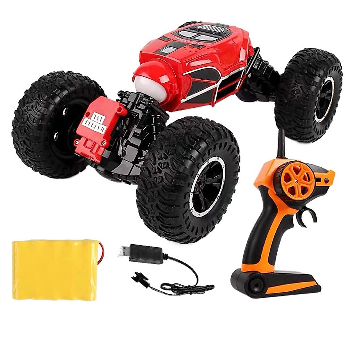 HDZXC High Speed Remote Control Car,Race Stunt Toy Car,Twisting Climbing Vehicle,360° Flips Drift Off Road Truck,for Kids Boys and Girls Ages 6+ Birthday