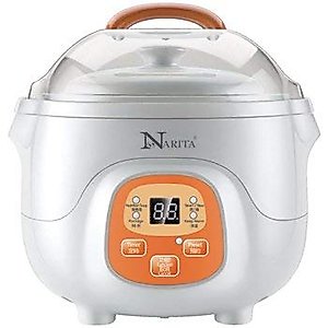 Narita Travel Mini Slow Cooker Digital Electric Stew Pot 0.7L By HNDtek
