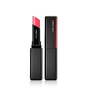 Shiseido VisionAiry Gel Lipstick, Coral Pop 217 - Long-Lasting, Full Coverage Formula - Triple Gel Technology for High-Impact, Weightless Color