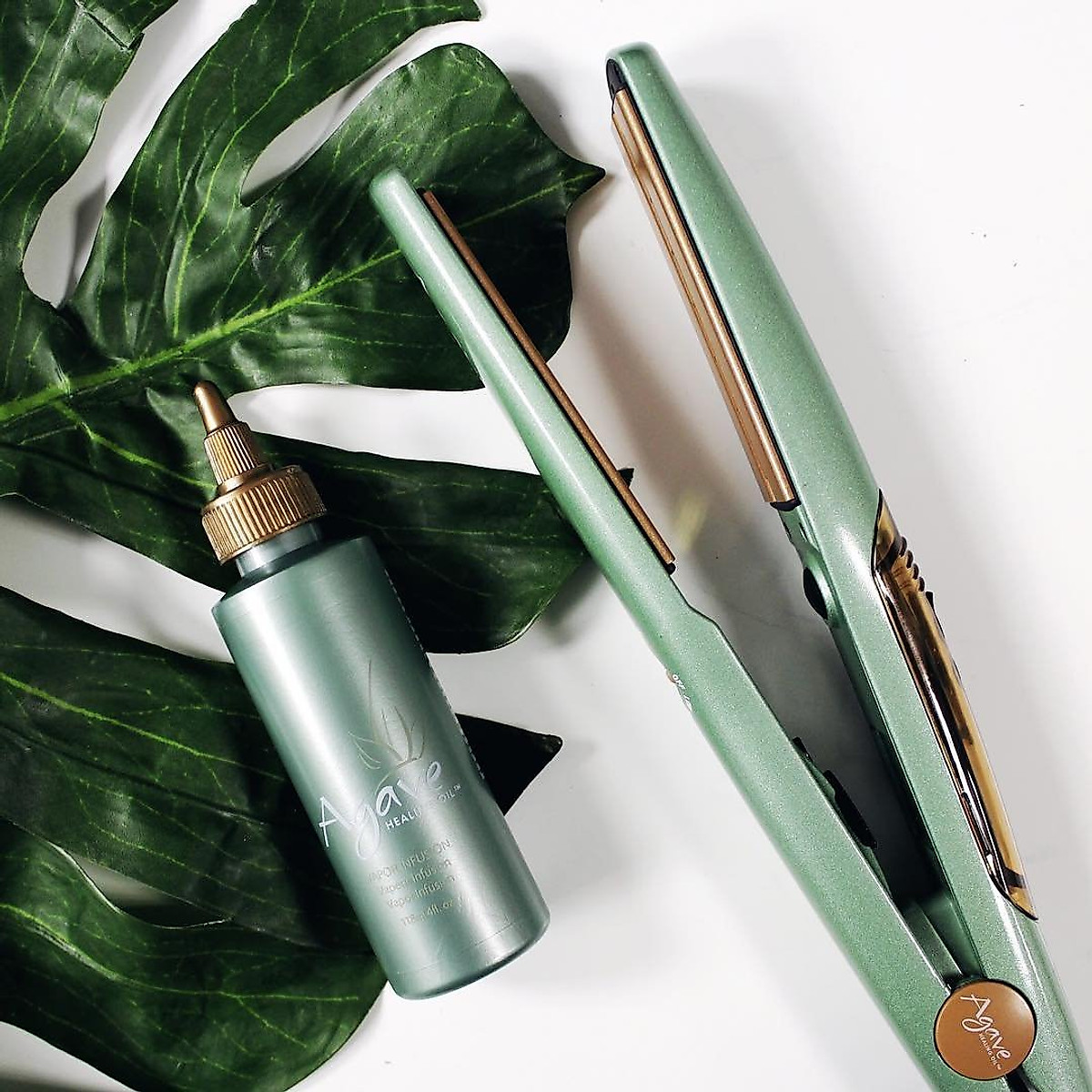 Agave Vapor Infusion Heat-Activated Leave-In Conditioner for Smooth Hydrated Hair, 3 fl oz