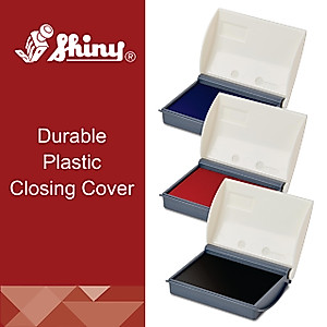 Shiny SHI-40169 Small Rubber Stamp Pad, 2 3/4" x 4 3/8", Green Ink