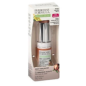 Physicians Formula Organic Wear All Natural Dewy Highlighter Stick Makeup, Makeup Honey Dew, Dermatologist Tested